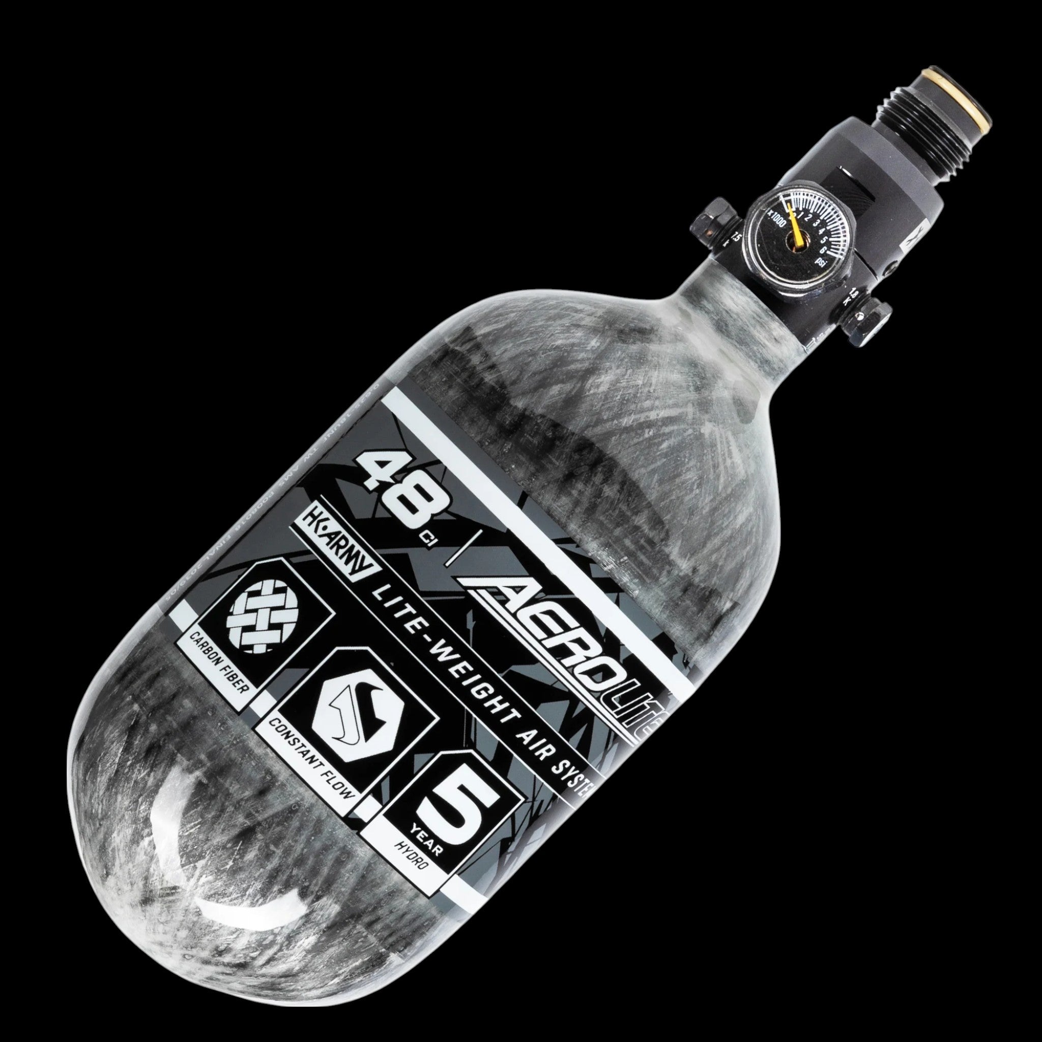 AeroLite Carbon Fiber Tank - 48ci / 4500psi - Shadow – Skull Performance